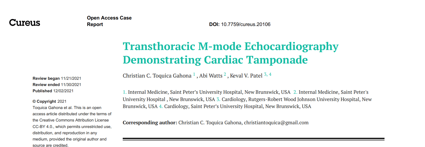 Tamponamento Cardíaco: o modo M sempre pode ajudar! - Blog Ecope