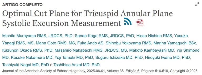 Tricuspid Annular Plane Systolic Excursion (TAPSE): como você tem feito ...